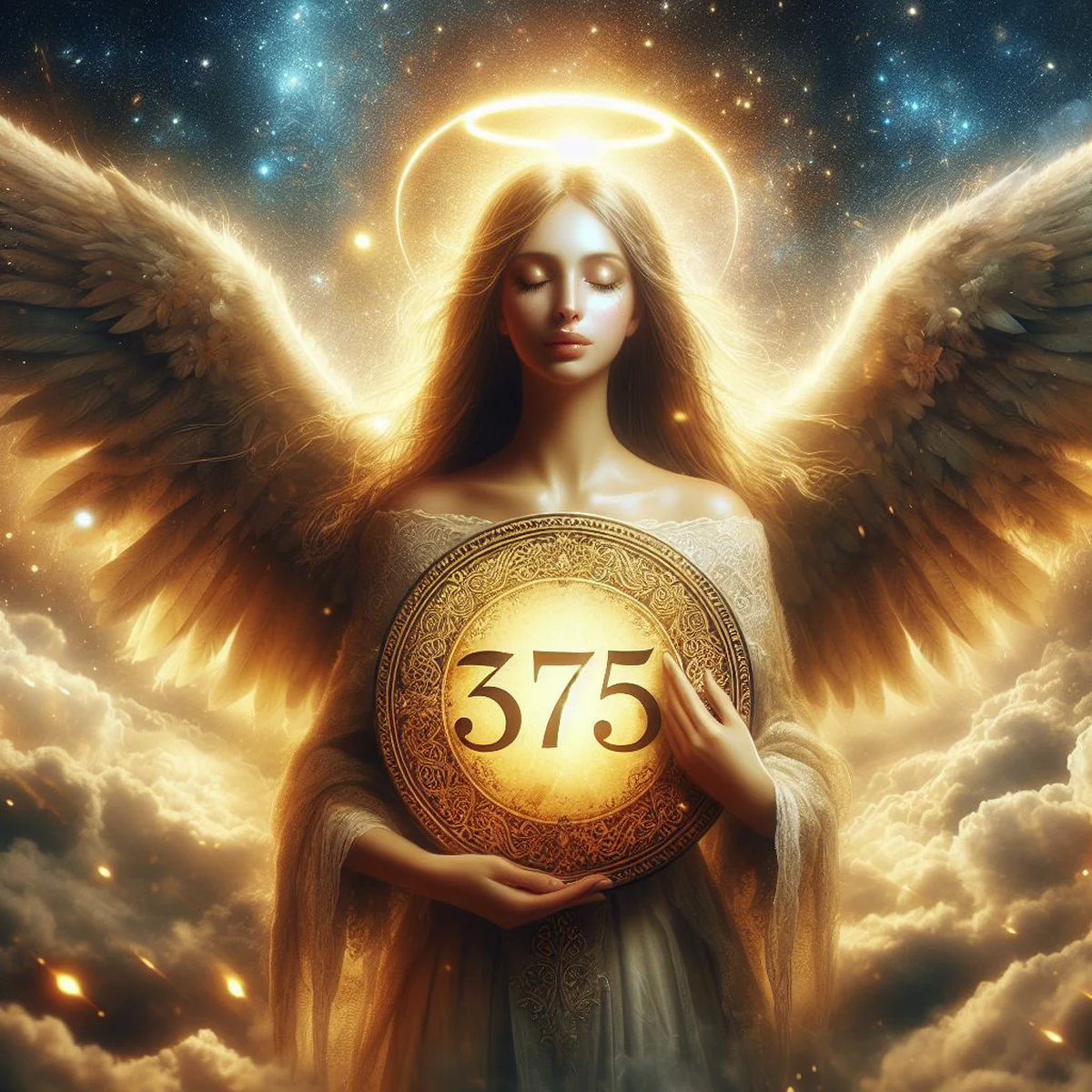 Messaggio celeste del numero 375